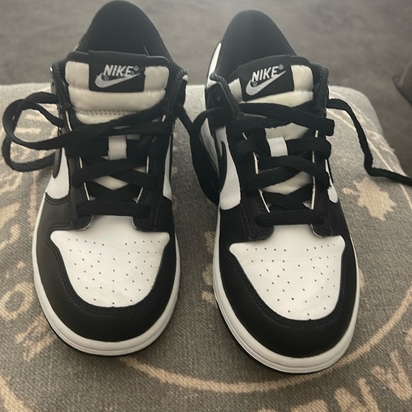 Nike | Shoes | Nike Dunk Low Ps Black White Panda Preschool Size 3y | Poshmark